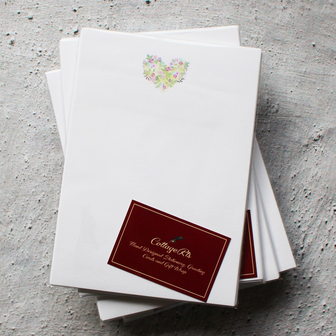SECONDS STOCK - Mixed Design Letter Writing Paper Pack of 30 A5 Sheets ...