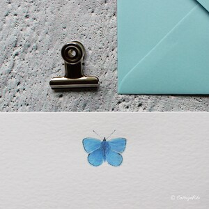 Blue Butterfly Stationery Set - Letter Writing Set - Lovely Gift or ...