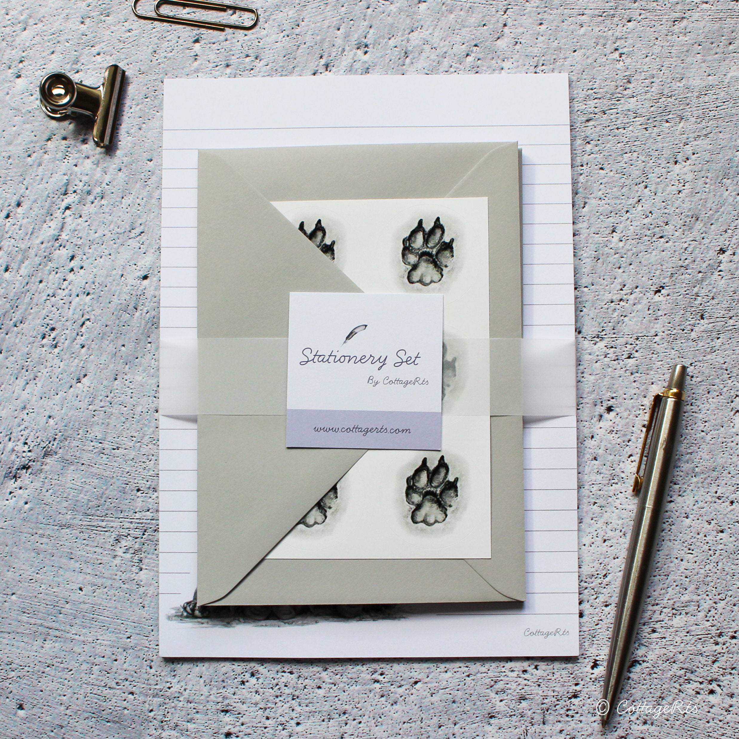 Labrador Dog Lined Letter Writing Stationery Set - Designed by ...