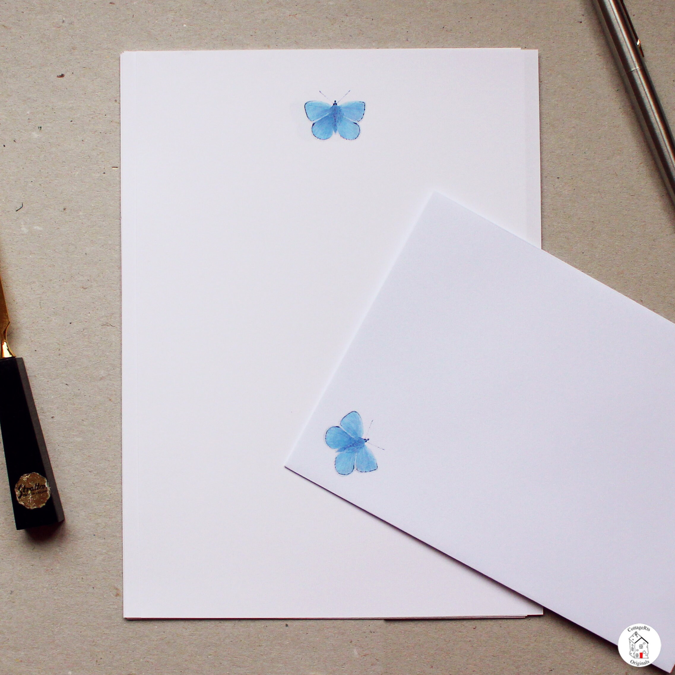 Butterfly Letter Writing Paper Letter Writing Set | Etsy