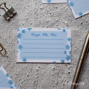 Mini Reminder Cards - Forget-me-not Reminder Cards - Pack of 12 ...