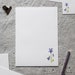 Violet Watercolour Letter Writing Paper- A5 Paper - Botanical ...