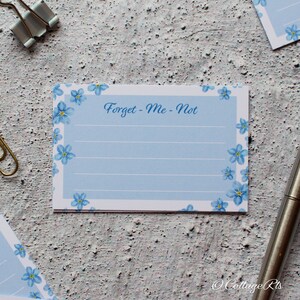Mini Reminder Cards - Forget-me-not Reminder Cards - Pack of 12 ...