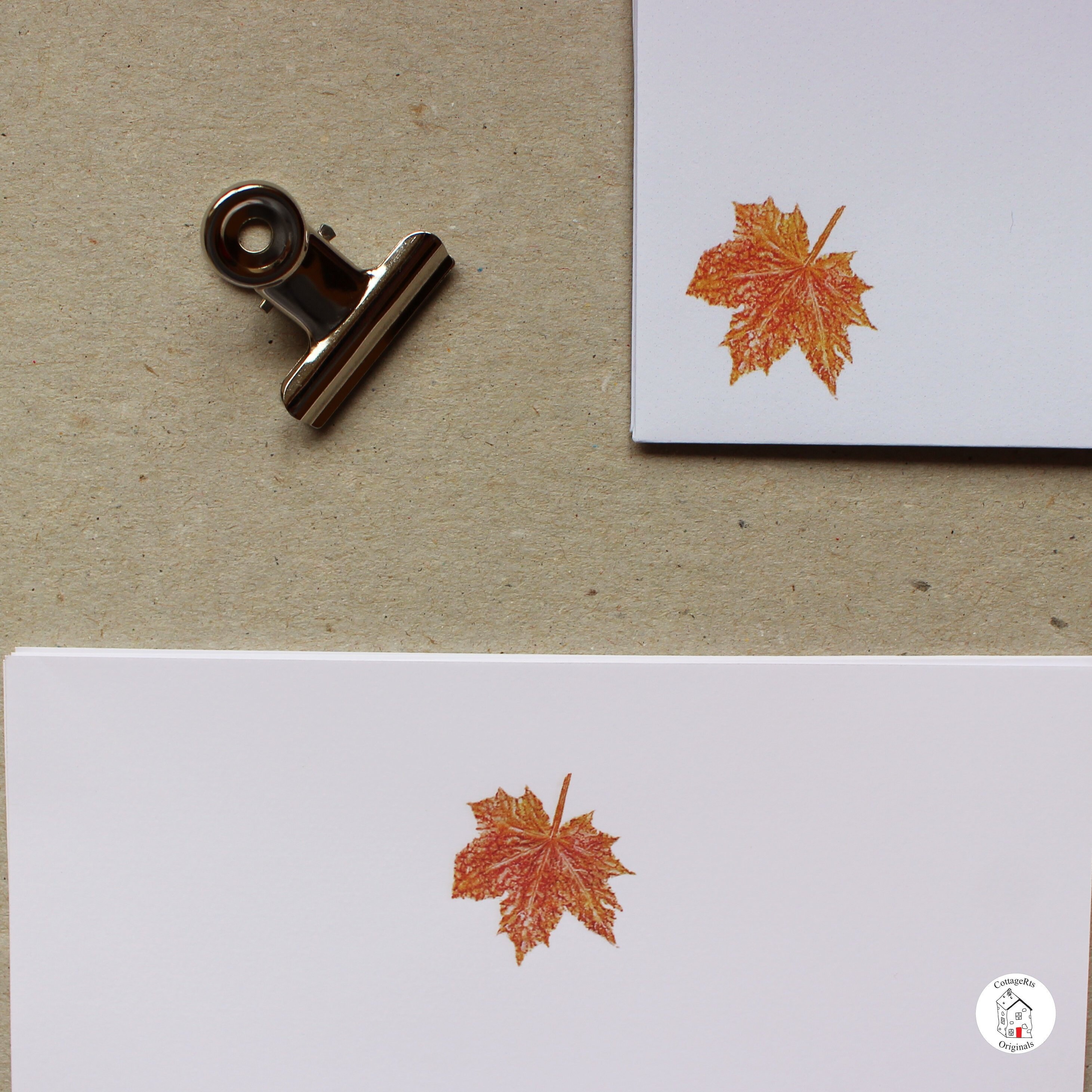Maple Leaf Autumn Letter Writing Paper Fall Letter Writing | Etsy