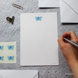 Butterfly Letter Writing Paper - Letter Writing Set - Stationery - A5 ...