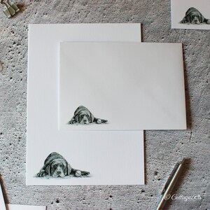 Labrador Dog Letter Writing Paper and Envelope Pack Designed by ...