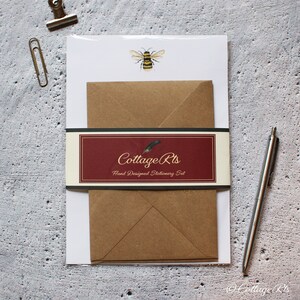 Hand Finished Bumble Bee Letter Writing Paper Stationery Set - Etsy UK