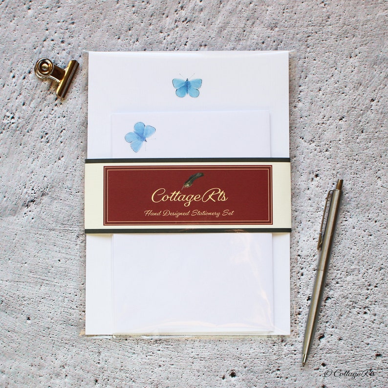 Butterfly Letter Writing Paper Letter Writing Set | Etsy UK