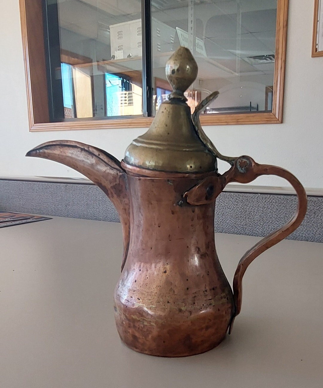 Middle Eastern Dallah Arabic Copper Coffee Pot - Etsy