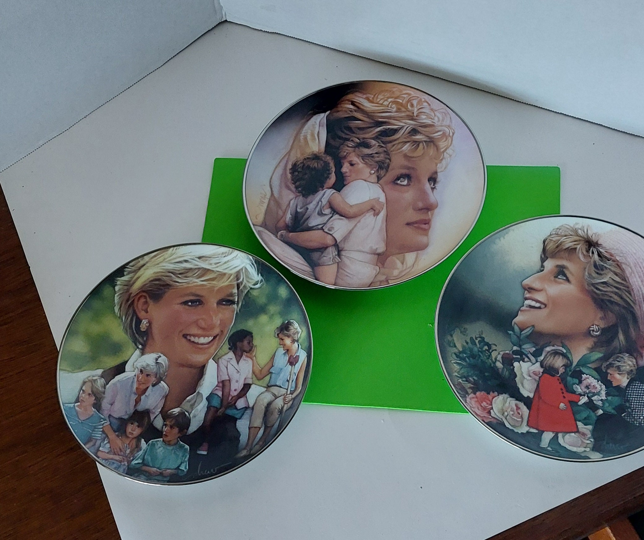 Commemorative Princess Diana Plates, Set of 3 - Etsy