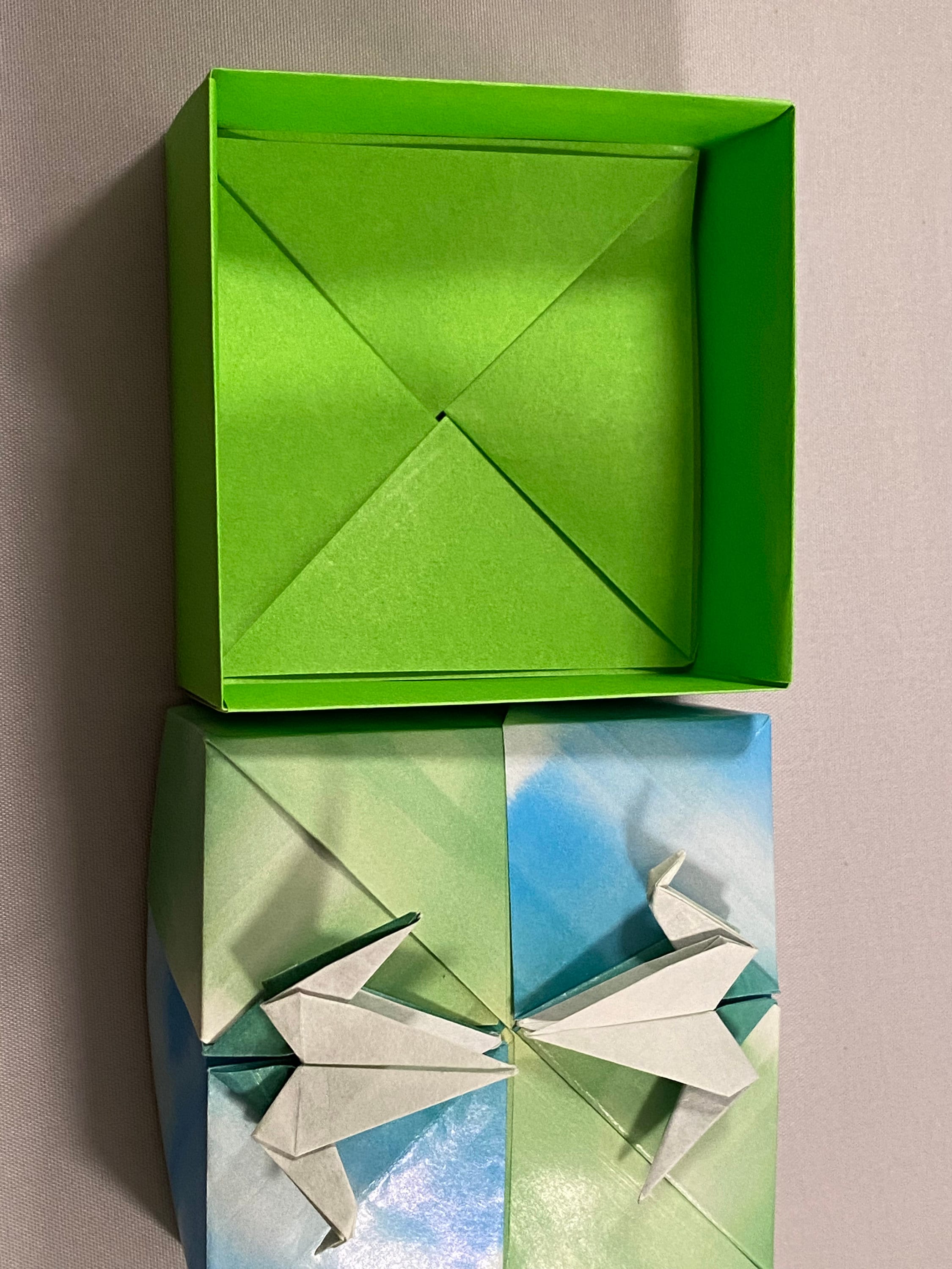 Origami Crane Box - Etsy