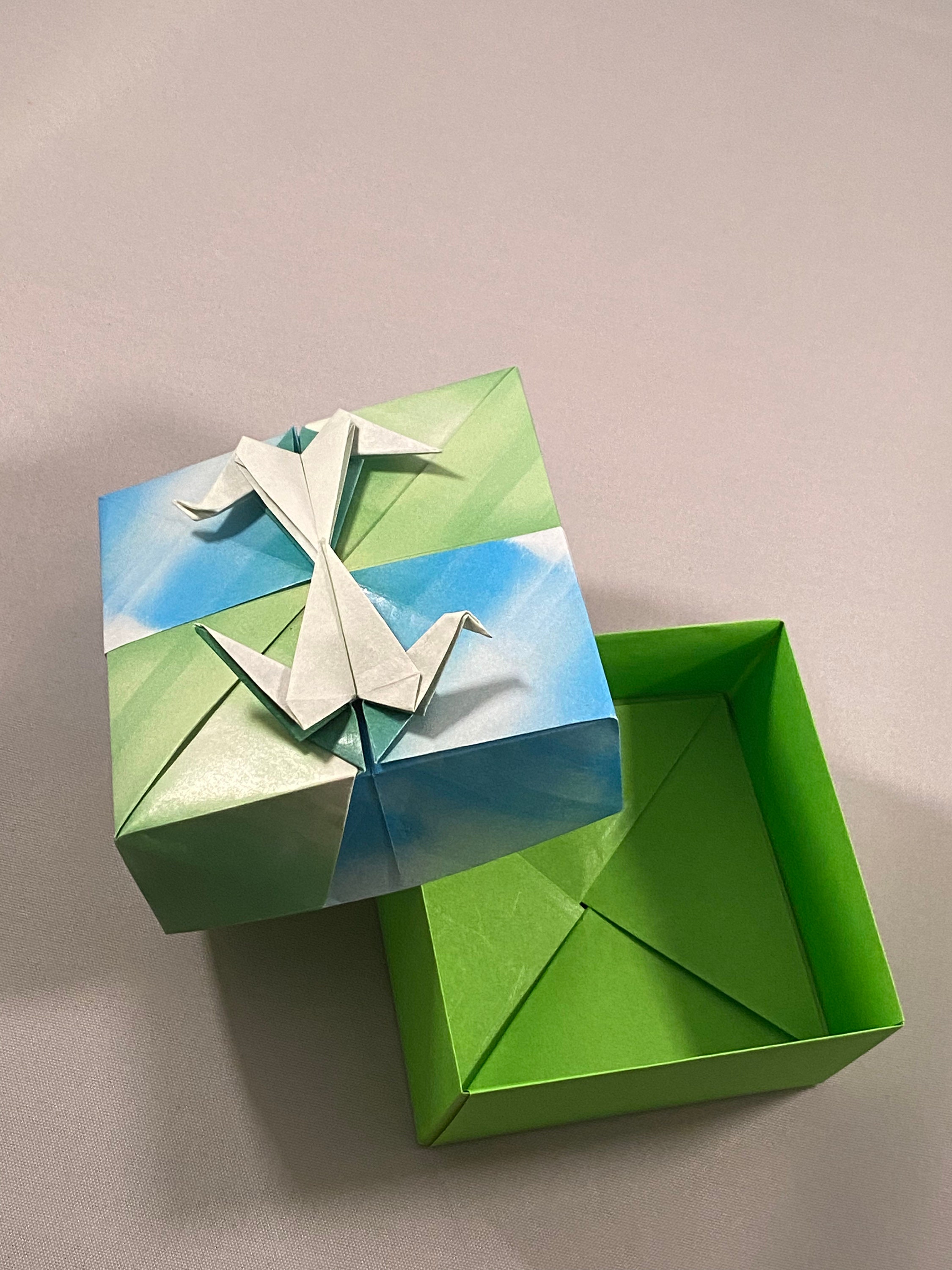Origami Crane Box - Etsy