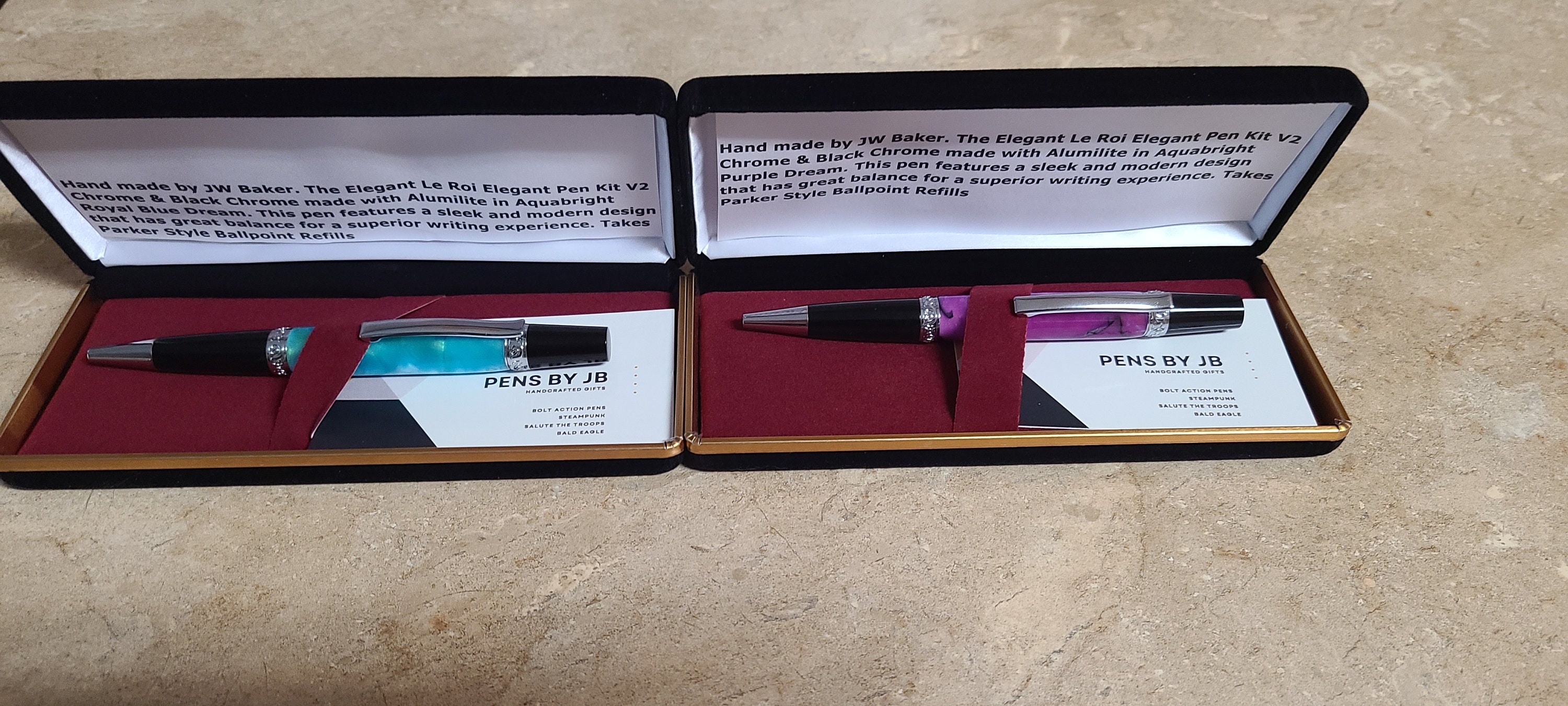 30 Caliper Pen Chrome Bolt Action Pen Black - Etsy