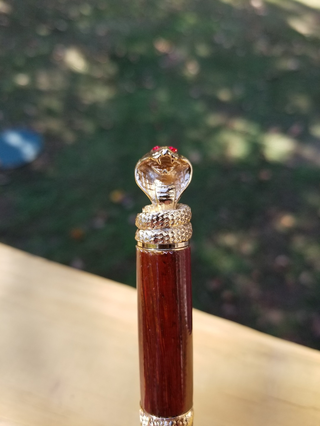 Cobra Rollerball Pen 24KT Gold in Padauk Wood, Free Case - Etsy