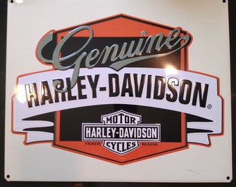 Harley Davidson Metal Sign - Etsy