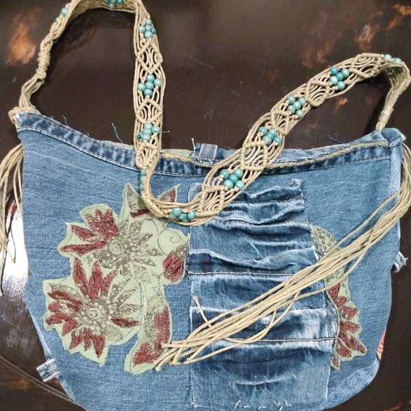 Denim Macrame - Etsy