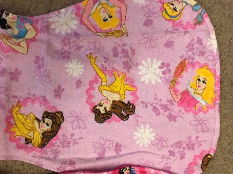 Disney Princess Set of Burp Cloths - Etsy