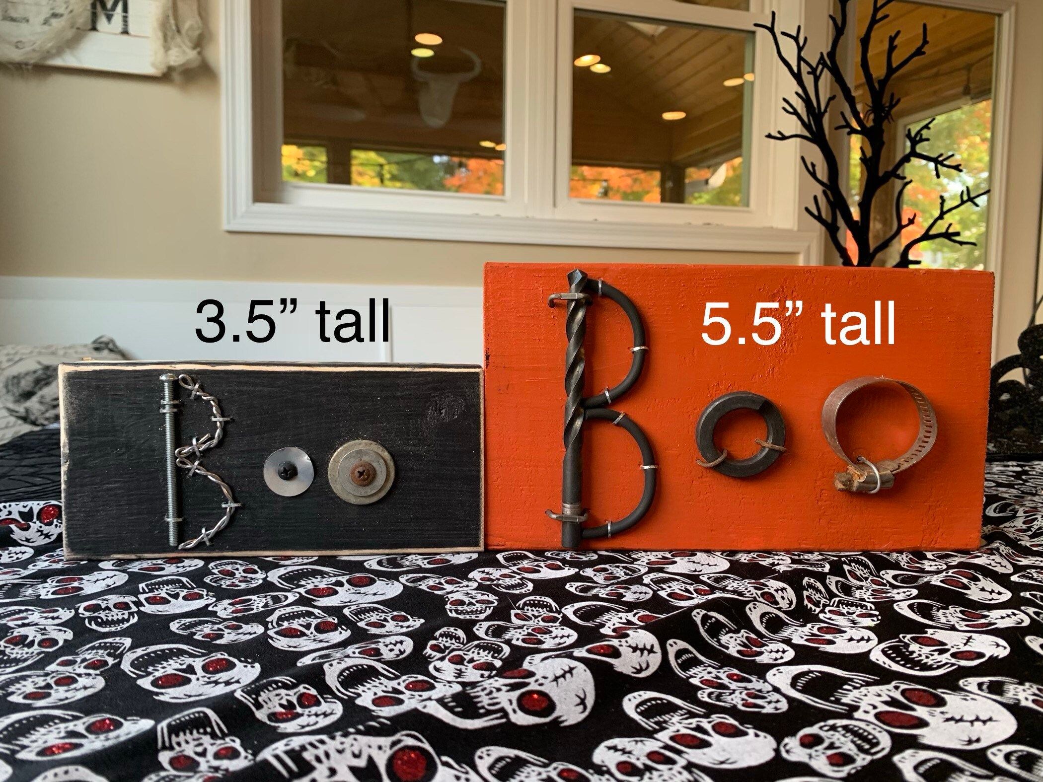Halloween Decorations, Boo, Halloween Decor, Orange Boo for Decorating ...