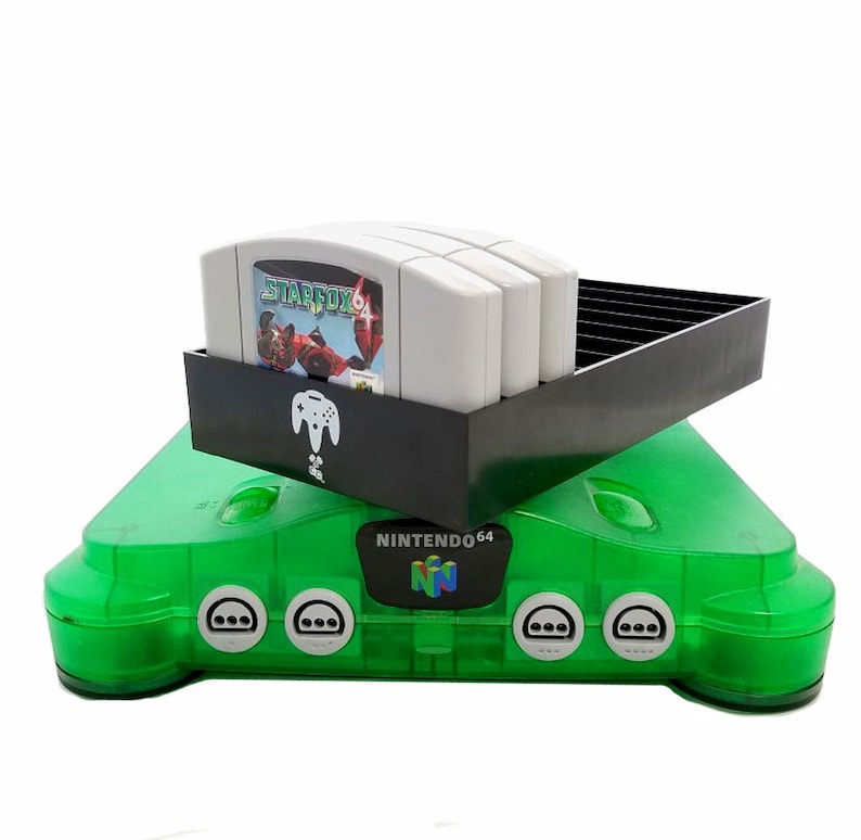 Nintendo 64 Game Organizer Super Mario N64 3D Print - Etsy