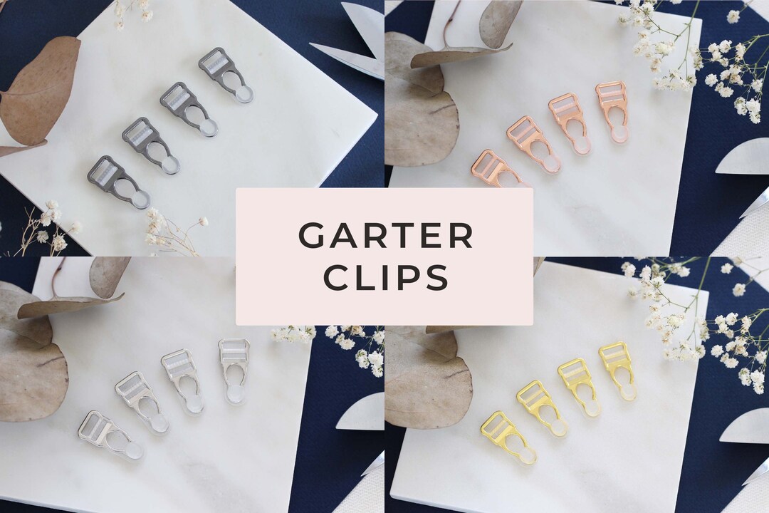1/2" Metal Garter Clips Lingerie Making - Etsy