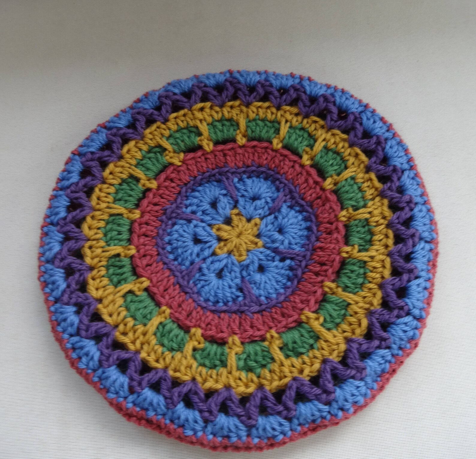 Twilight Mandala Beret Crochet Pattern - Etsy