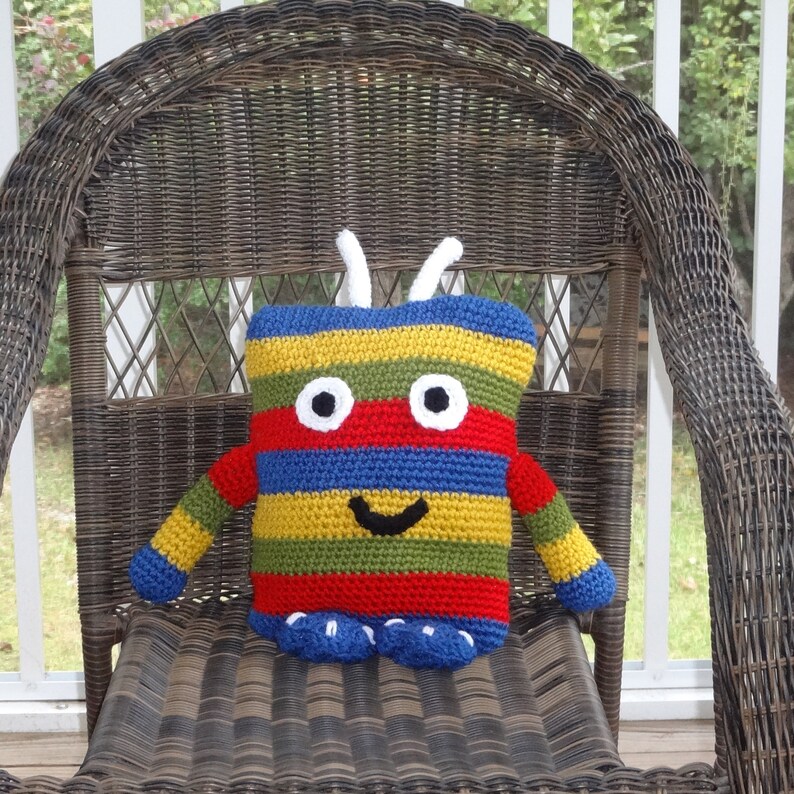 Monster Friend Plushie/toy/pillow Crochet Pattern - Etsy