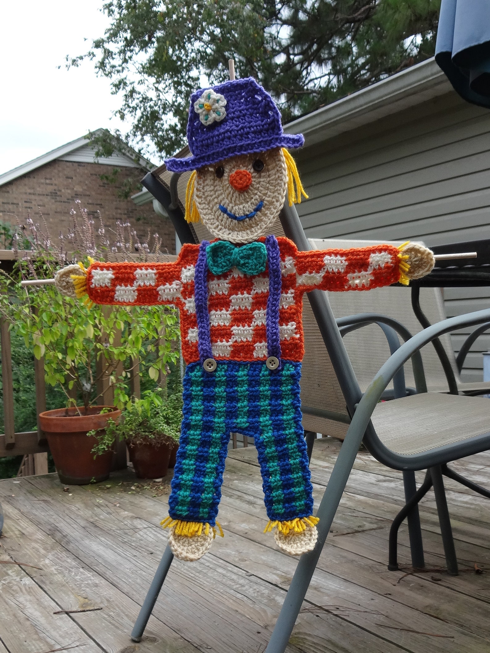 Scarecrow Crochet Pattern - Etsy