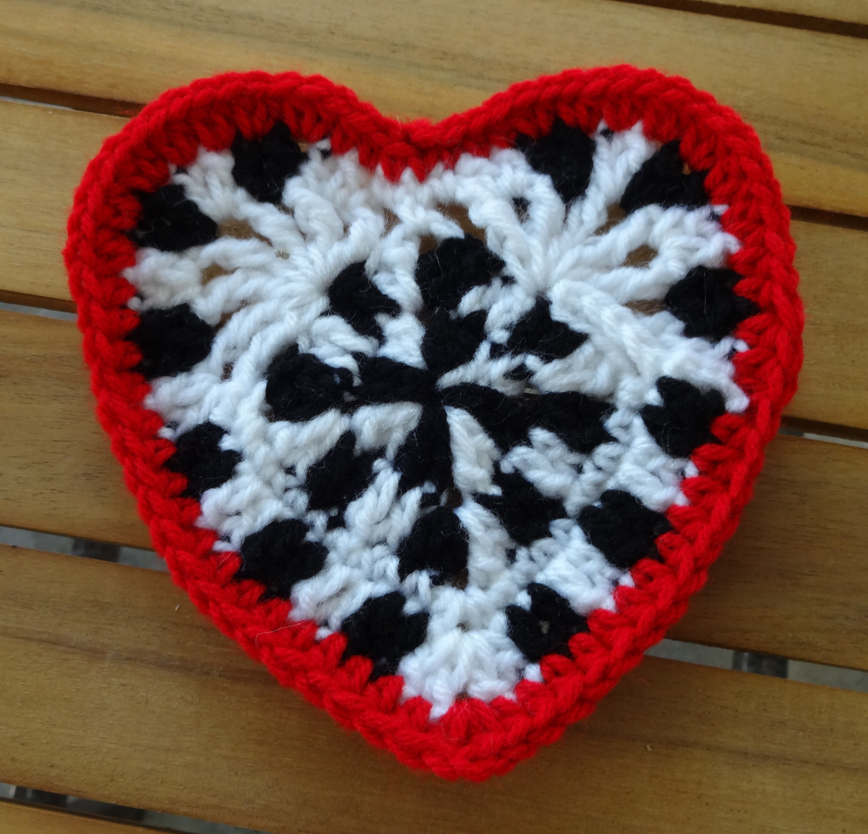 Harlequin Heart Crochet Pattern - Etsy