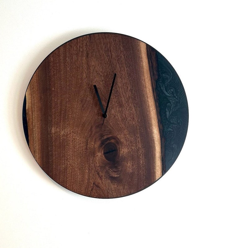 Walnut Clock - Etsy
