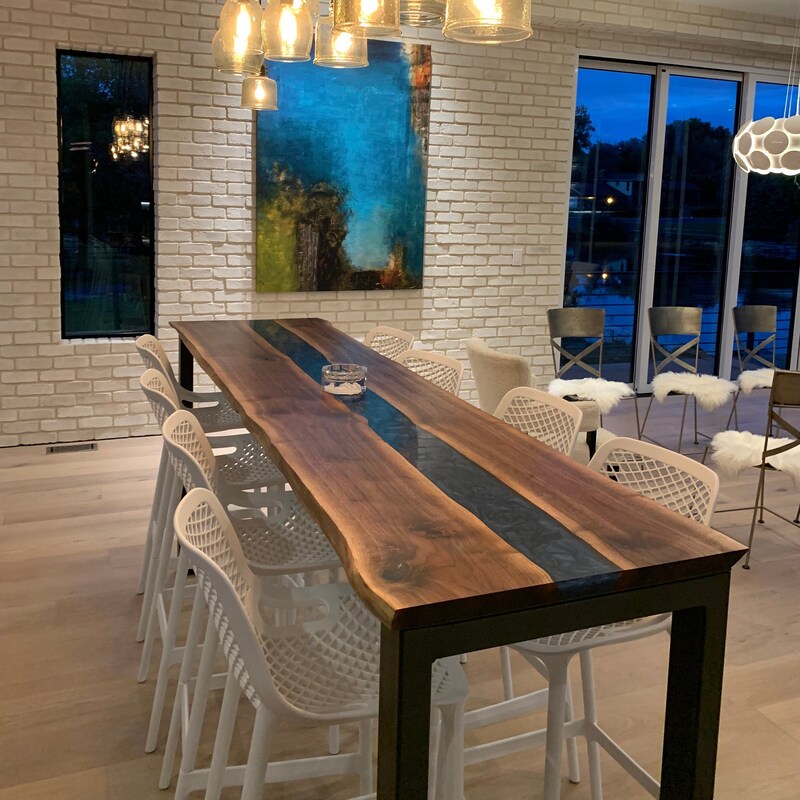 Epoxy Bar Table - Etsy
