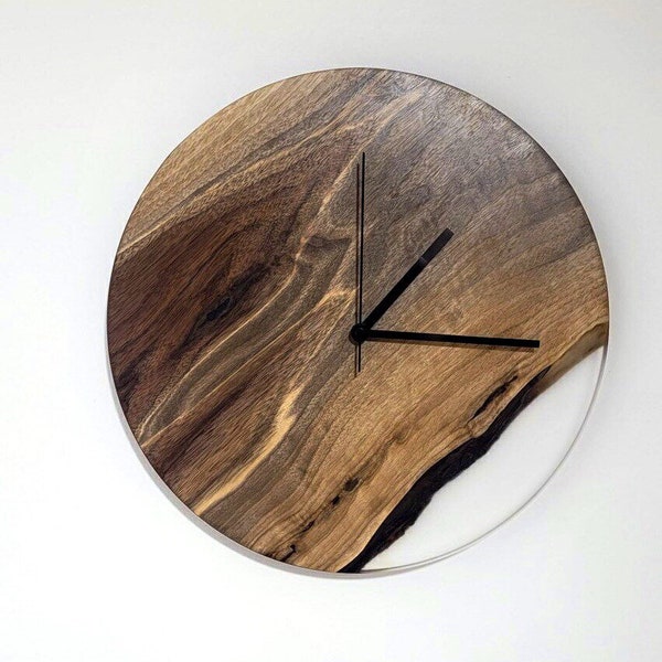 Walnut Clock - Etsy