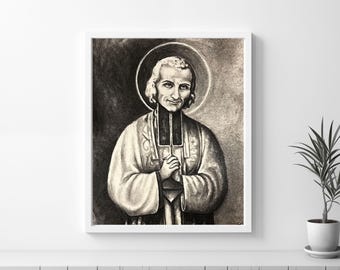 St. John Vianney 8x10 DIGITAL DOWNLOAD - Etsy