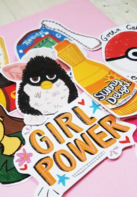 90's Sticker Pack 90's - Etsy