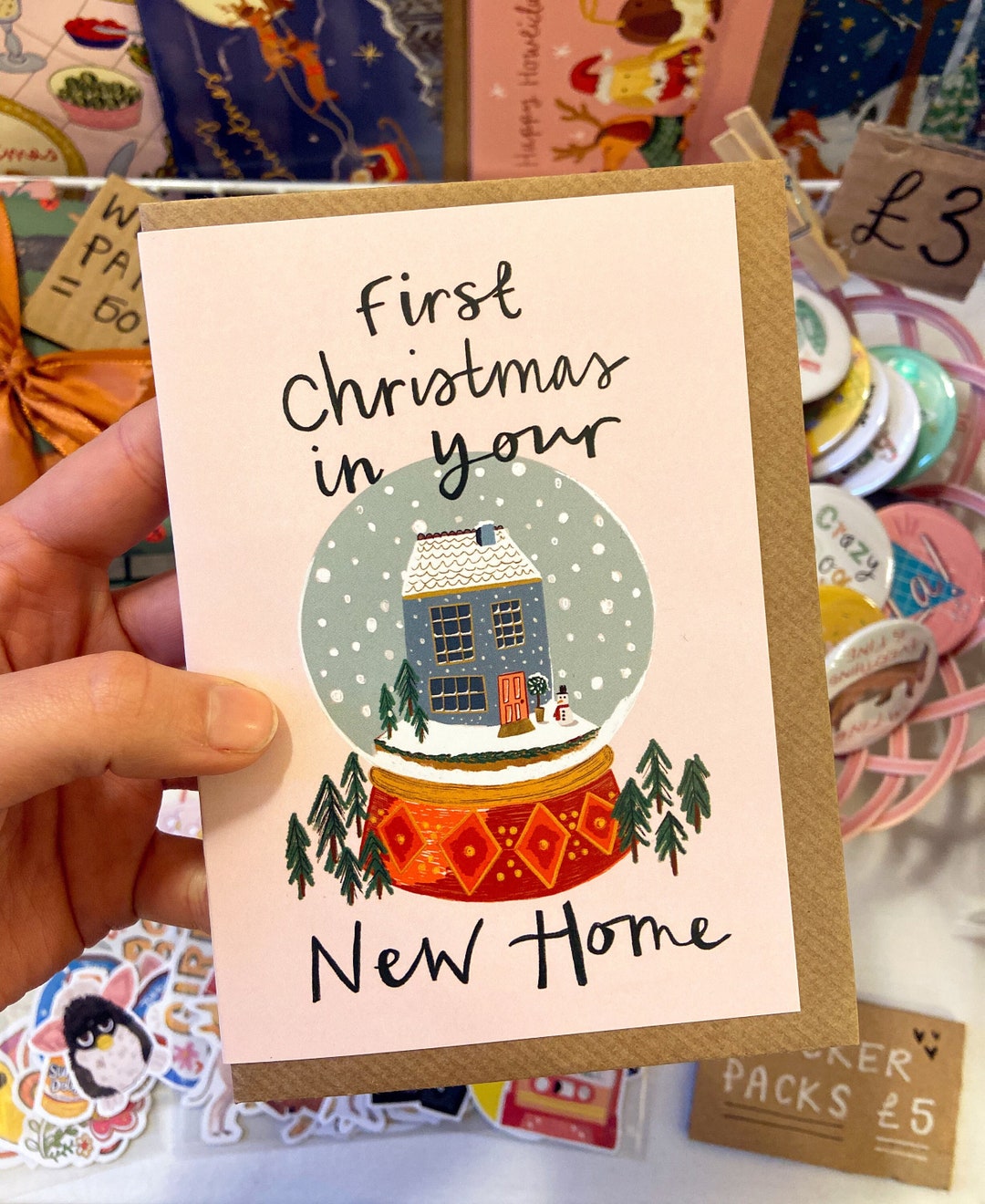 New Home Card First Christmas in Your New Home, Couple's ...