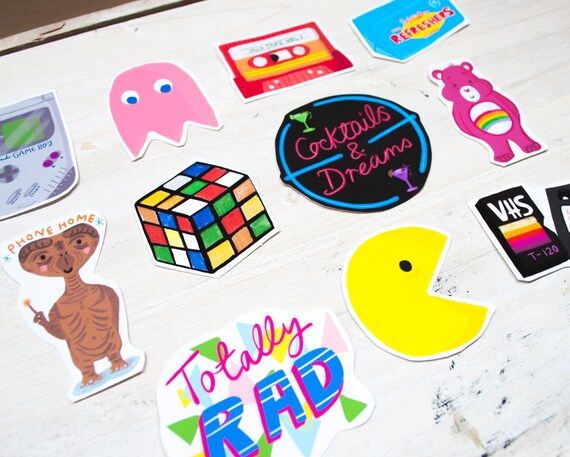 80s Sticker Book