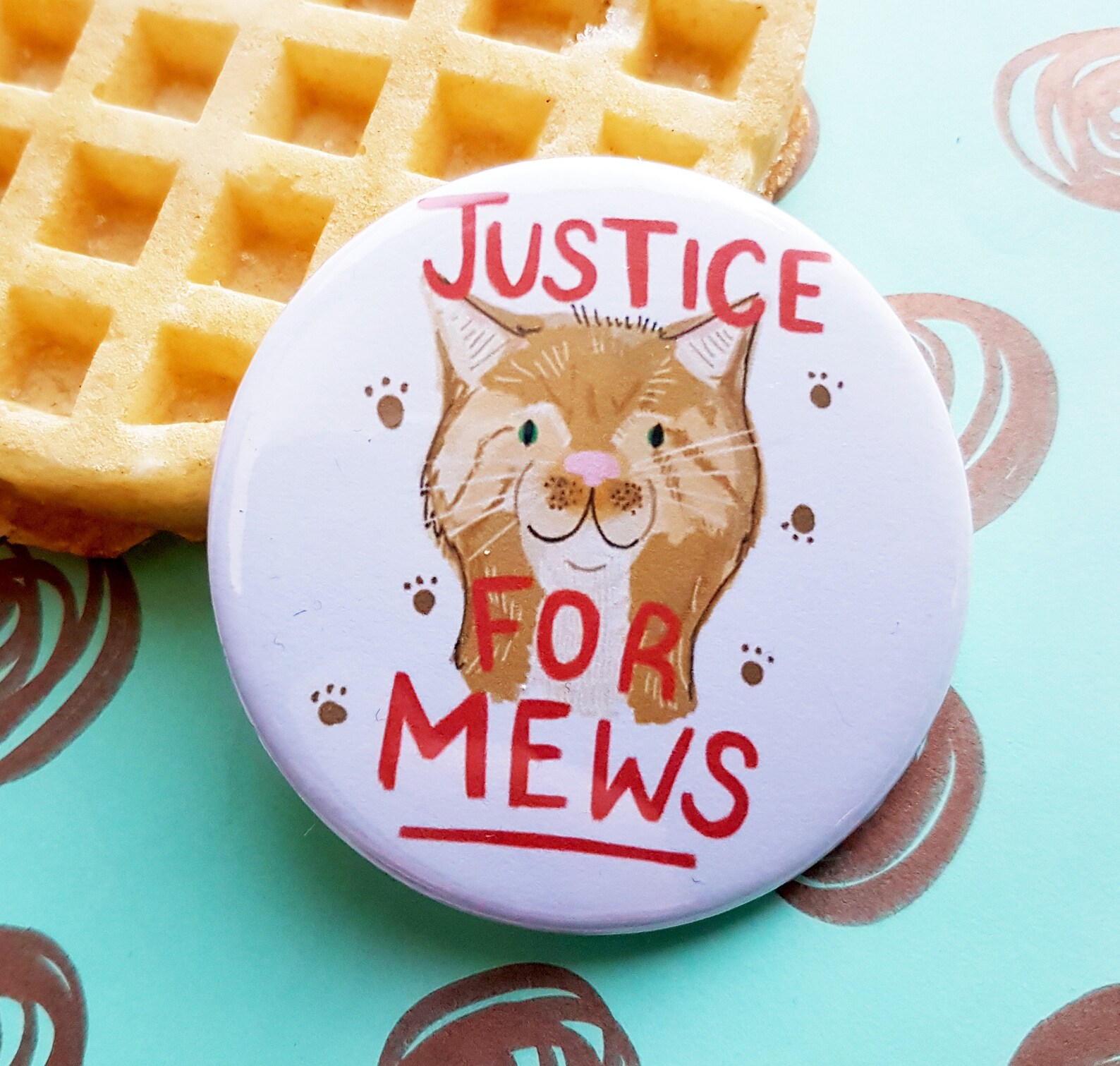 Stranger Things Pin Justice for Mews Stranger Things Button - Etsy