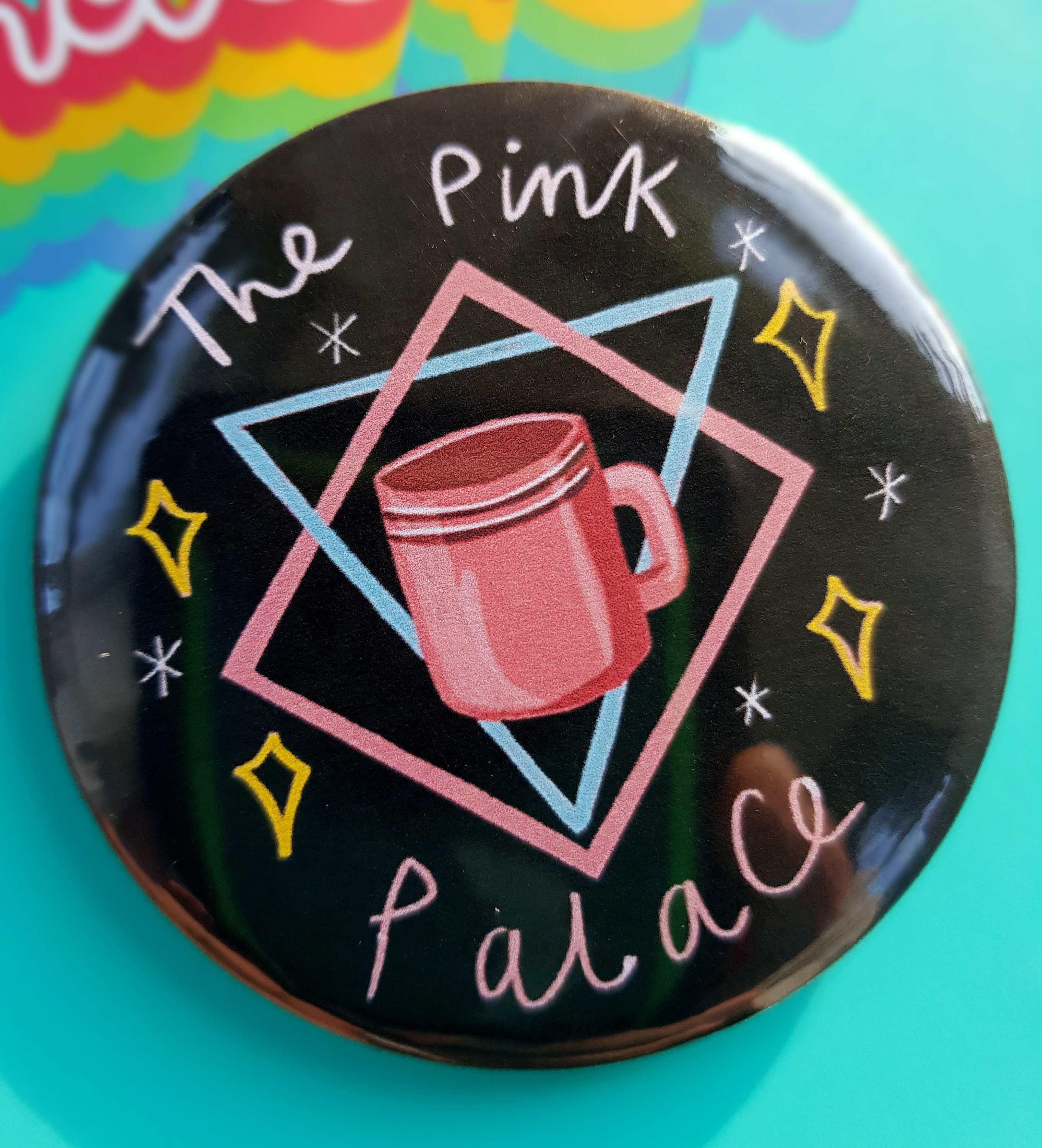 The Pink Palace Badge Its A Sin Badge La Gay Gift Love is | Etsy