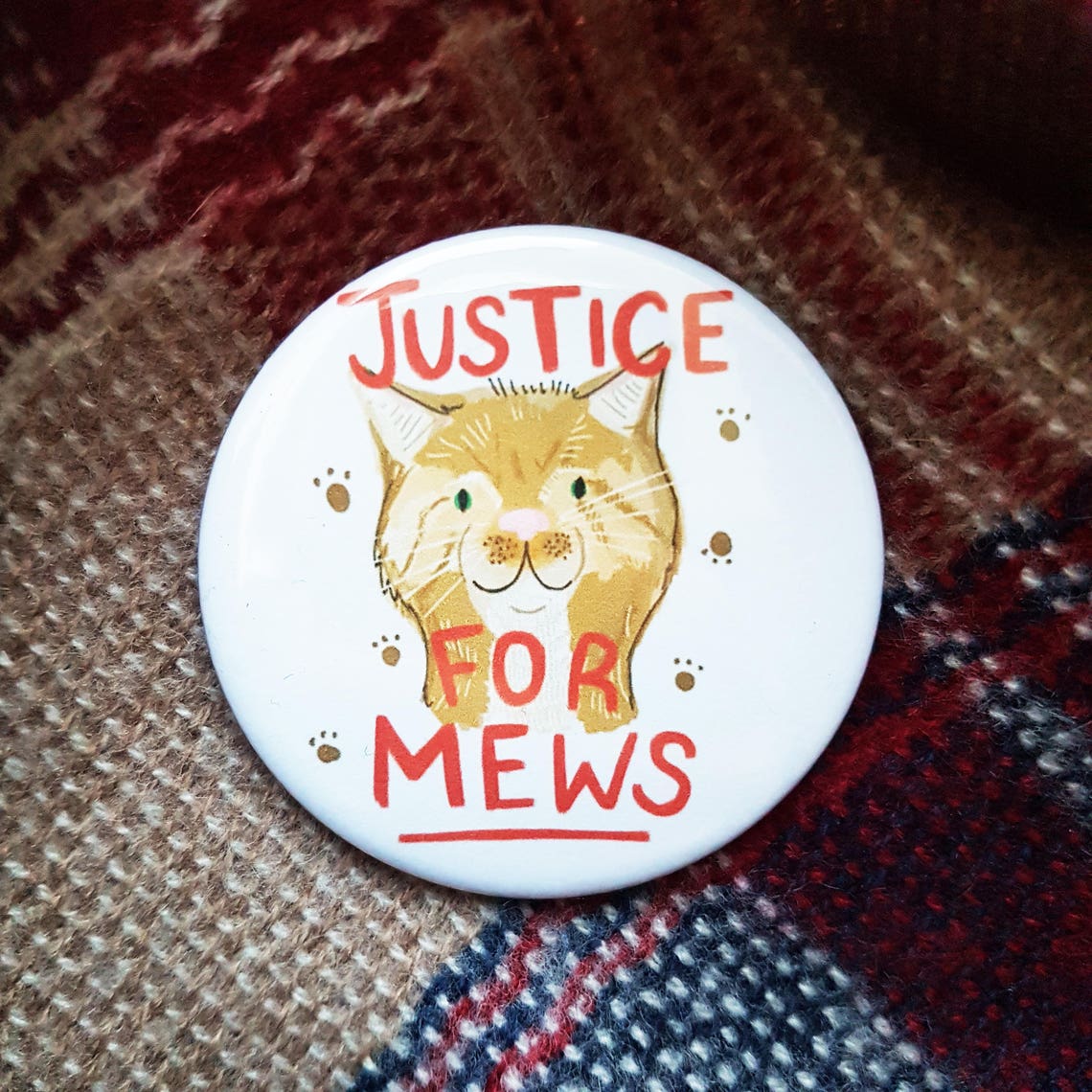 Stranger Things Pin Justice for Mews Stranger Things Button - Etsy