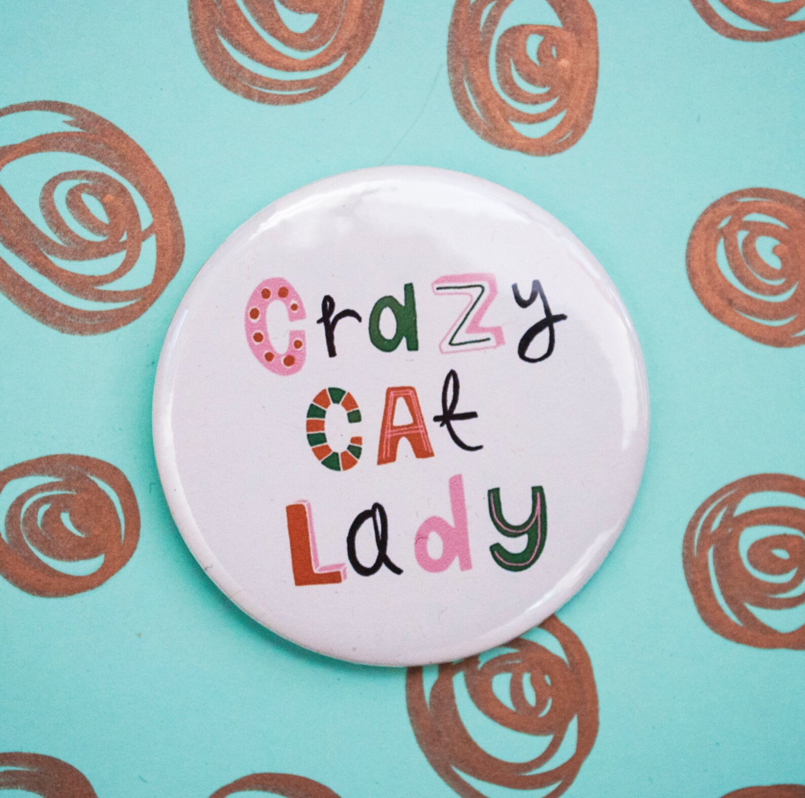 Crazy Cat Lady Cat Lady Pin Badge Cat Lover Gift Stocking - Etsy UK