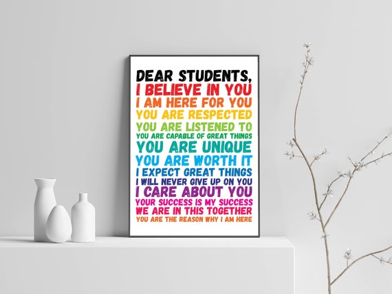 Teachers Poster, Classroom Decor, Classroom Decorations, Classroom Sign ...
