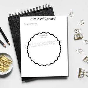 Circle of Control Worksheet, Social Emotional Learning Activity, SEL ...