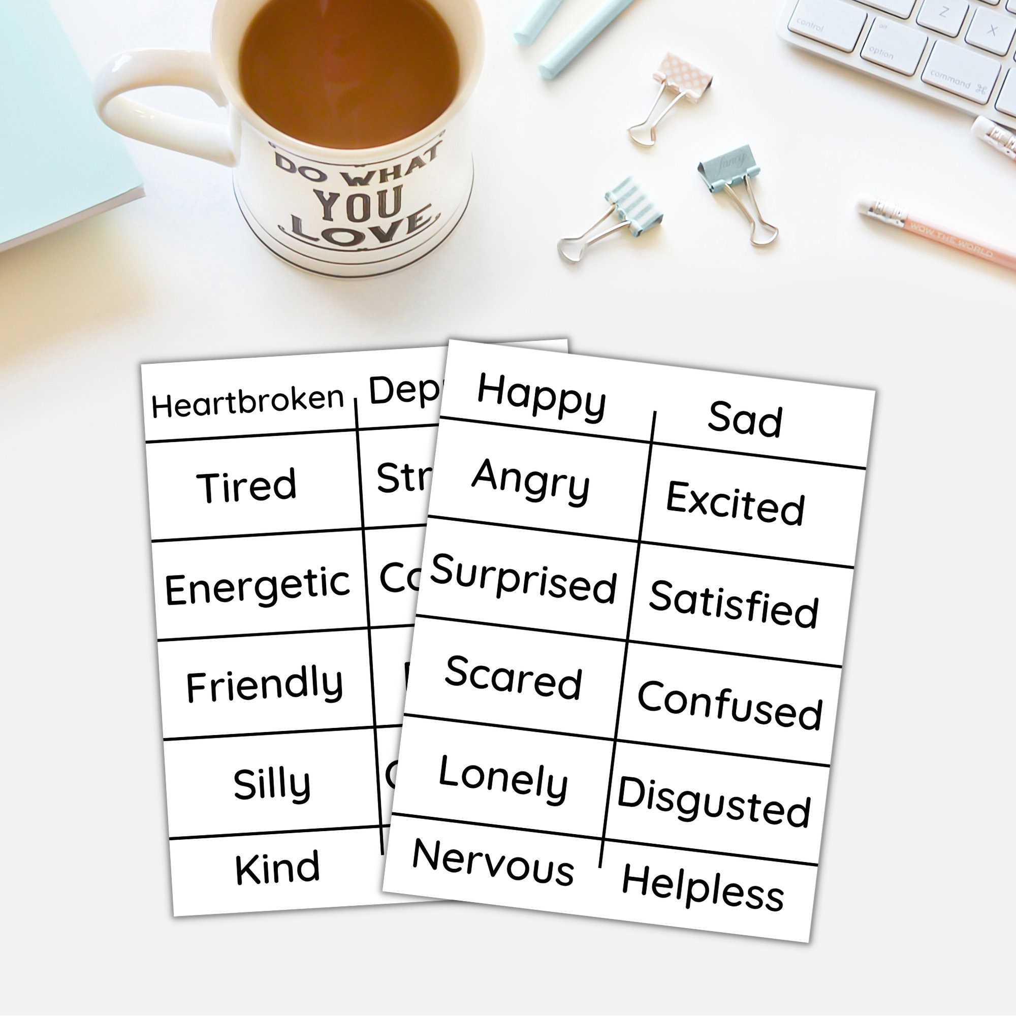 Identifying Feelings SEL Classroom Activity, School Counselor ...