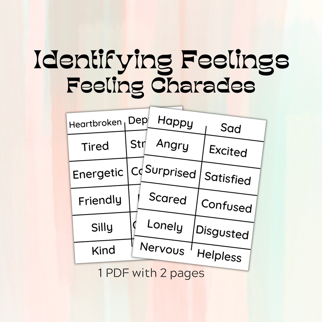Identifying Feelings SEL Classroom Activity, School Counselor ...