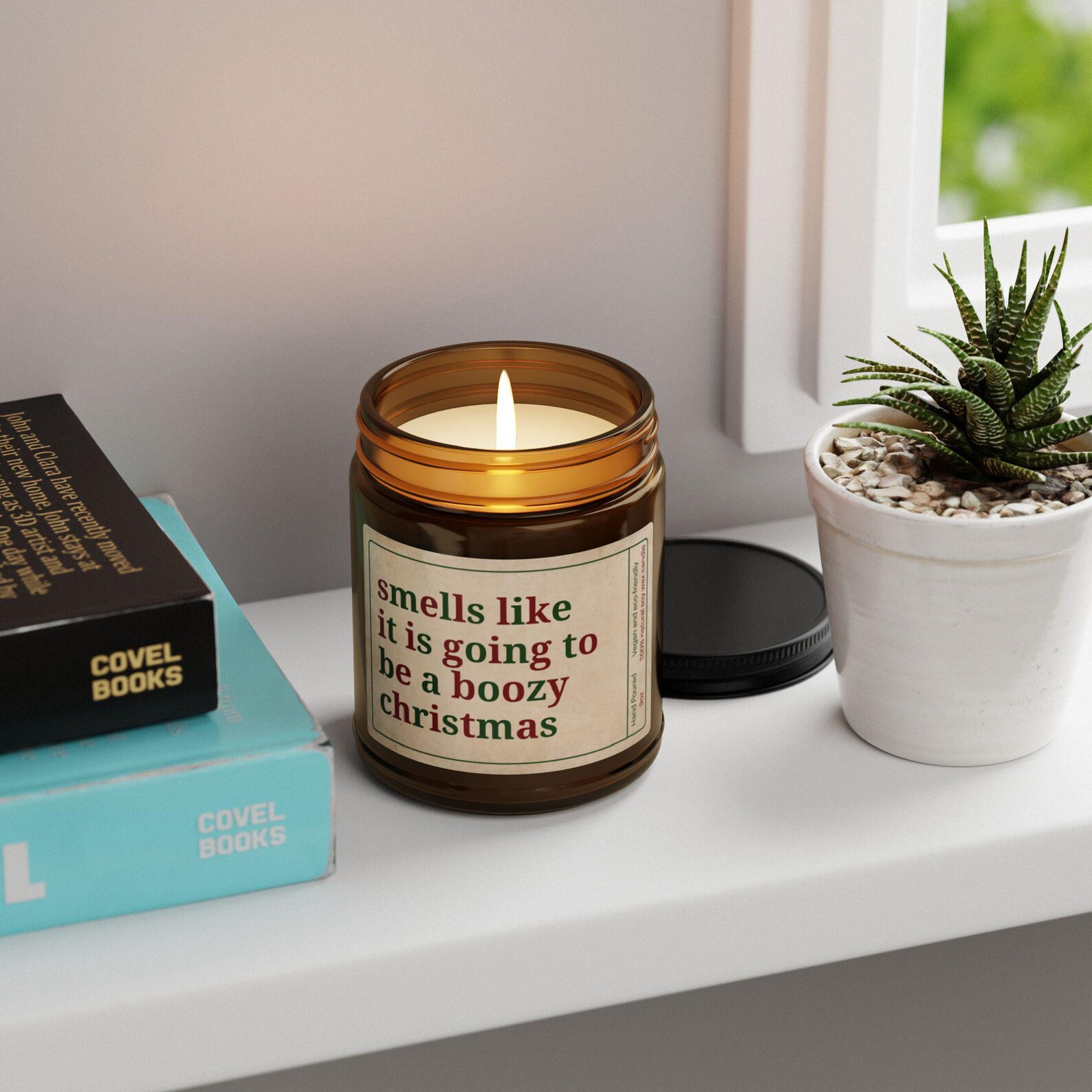 Secret Santa Gift, Funny Christmas Gift, Boozy Christmas Candle ...