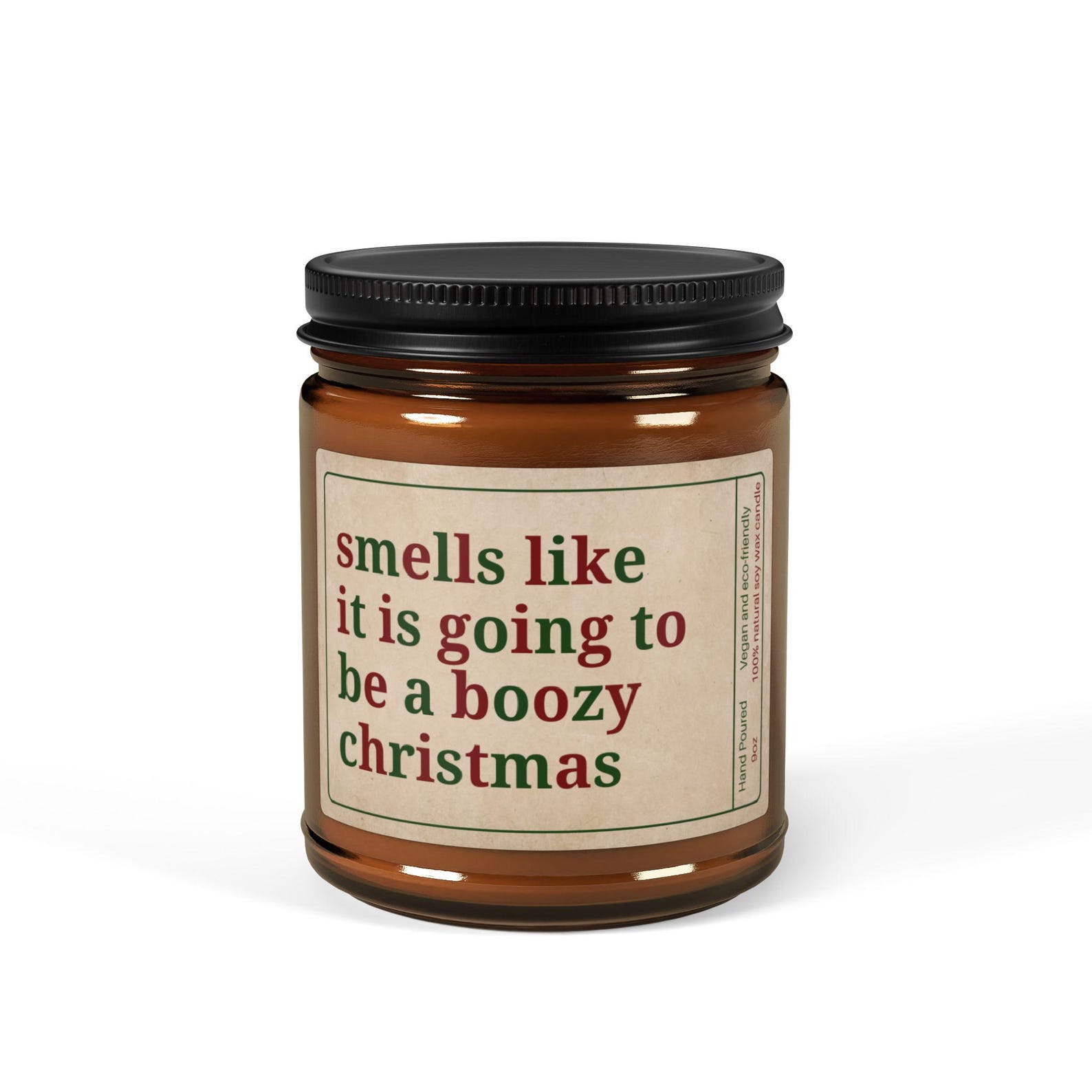 Secret Santa Gift, Funny Christmas Gift, Boozy Christmas Candle ...