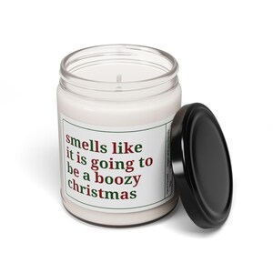 Secret Santa Gift, Funny Christmas Gift, Boozy Christmas Candle ...