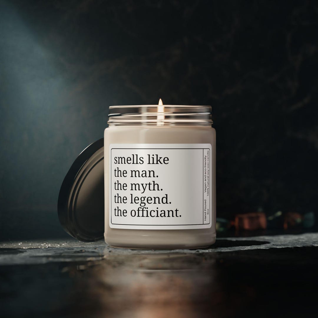 Funny Wedding Officiant Gift, Officiant Card, the Man the Myth the ...