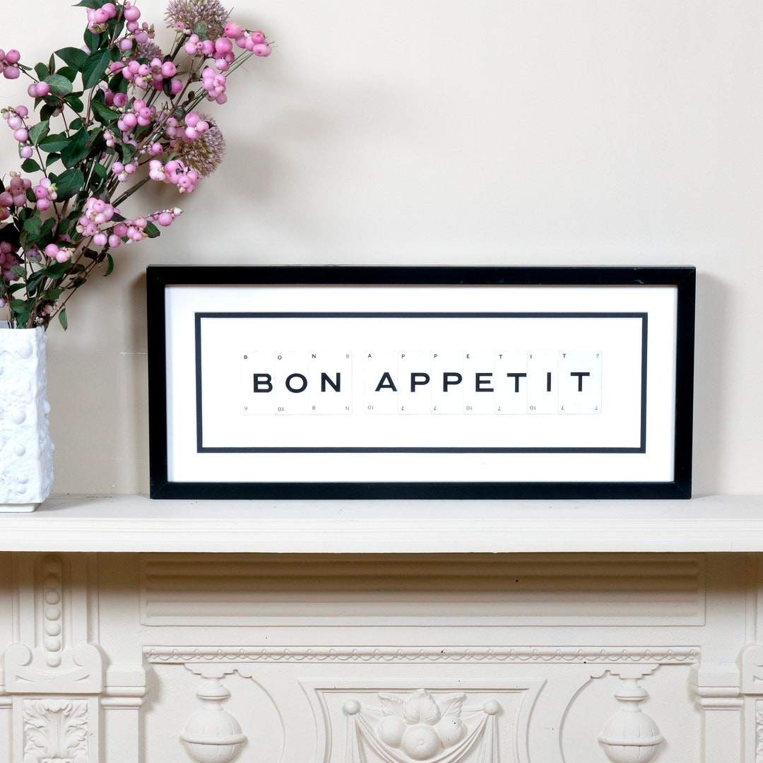 Bon Appetit Vintage Playing Cards Wall Art - Etsy