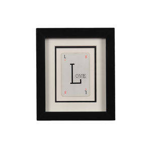 Letter 'L' Love Frame by Vintage Playing Cards - Etsy