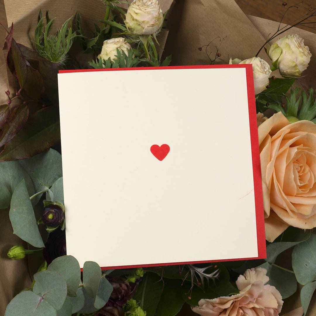 Mini Heart Card by Vintage Playing Cards - FREE UK SHIPPING! - Mother's ...